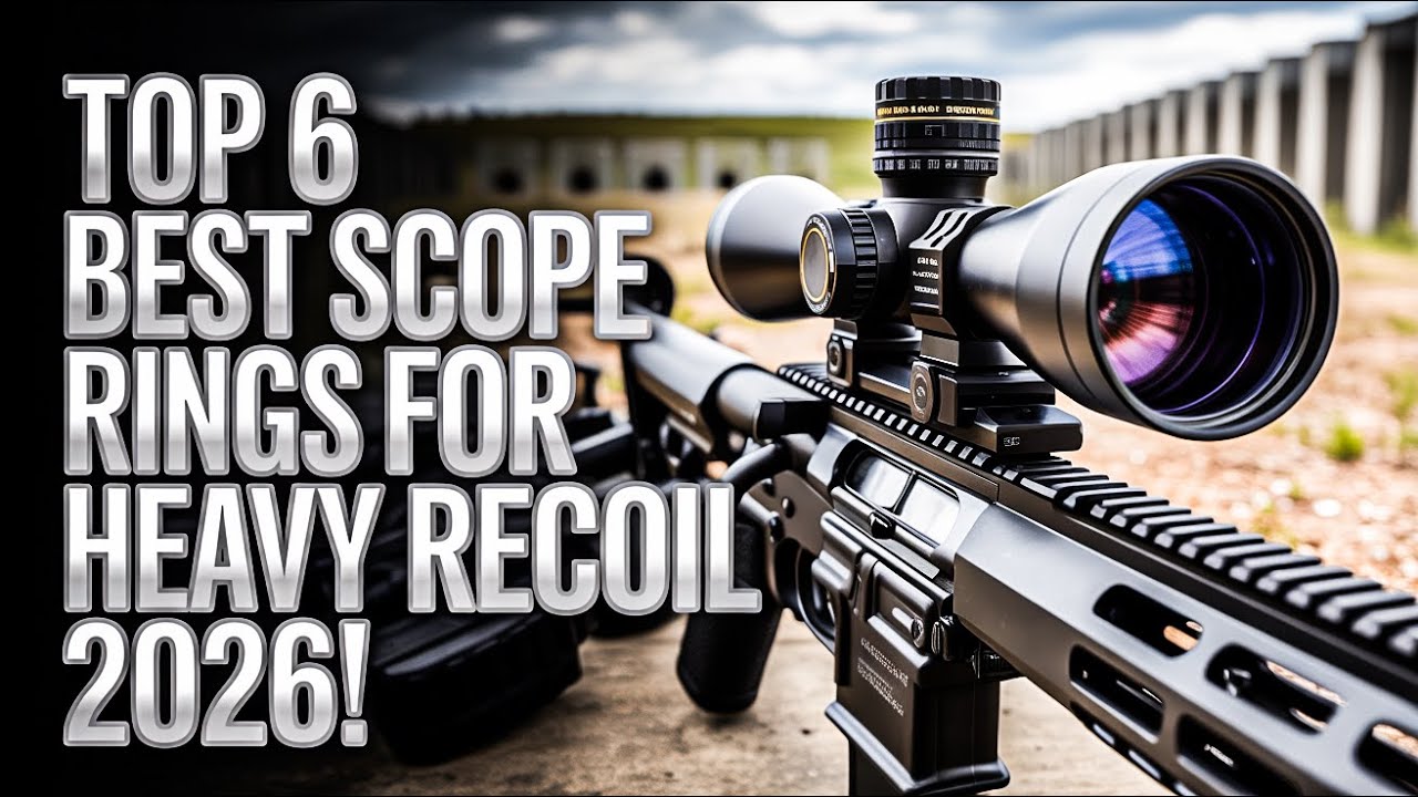 Top 6 Best Scope Rings For Heavy Recoil 2026!