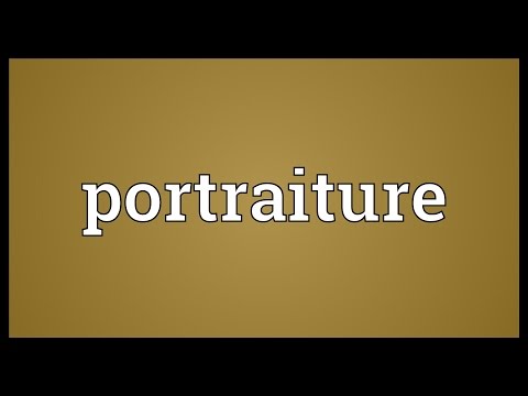 Portraiture Meaning