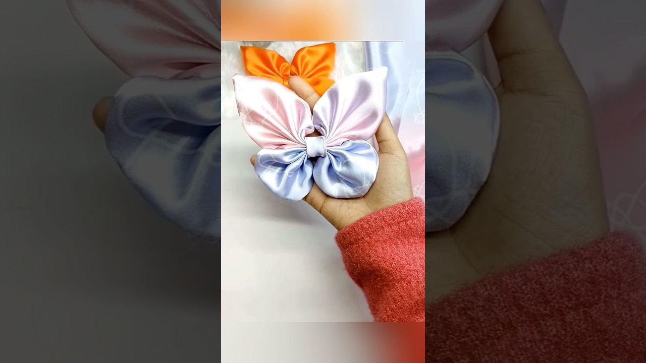 Cómo hacer un lazo Mariposa #lazos  #lazosparaniñas #manualidades #tips