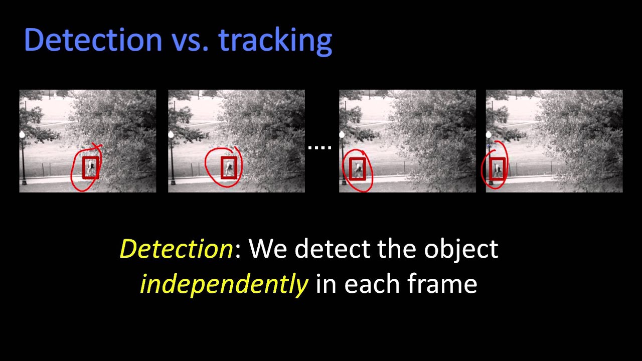 Detection vs Tracking