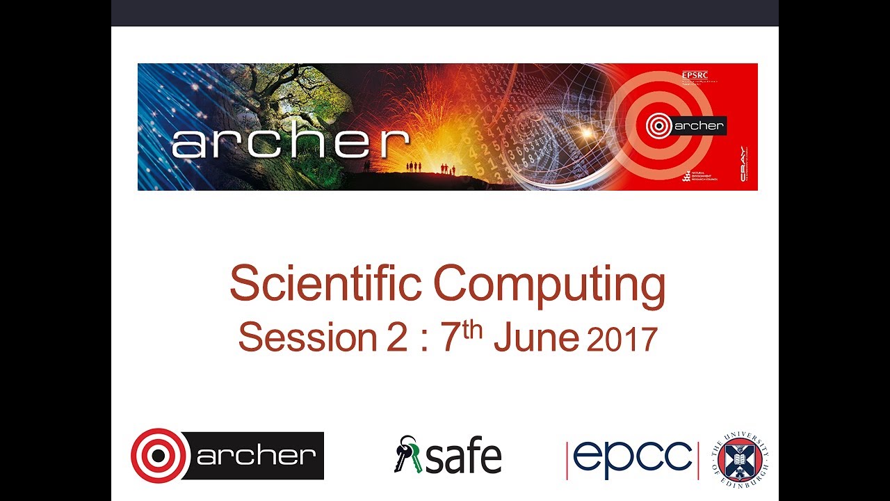 Scientific Computing 2017: Session 2