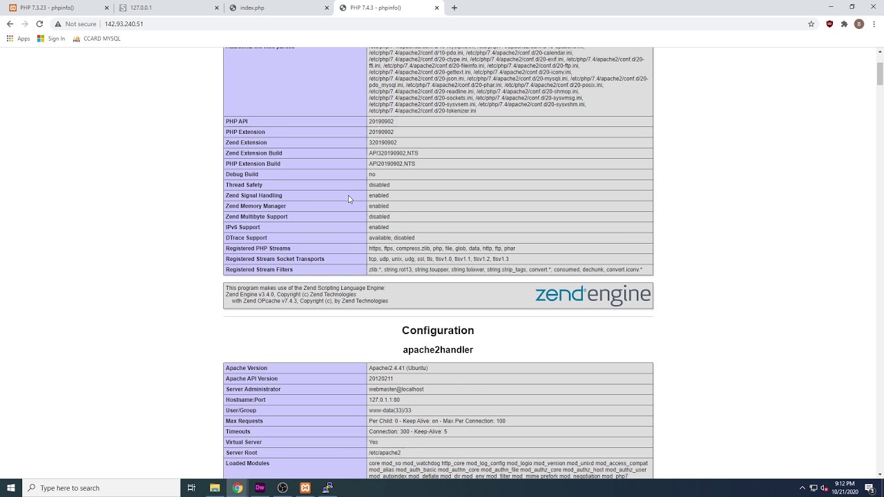 How to Setup PHP Test Server on Ubuntu 20 (Linux)