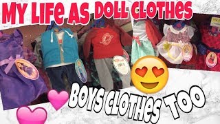 My Life As Doll Clothes Section at Walmart 2018