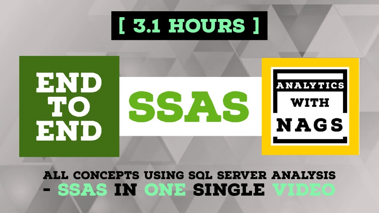 [[ 3.1 HOURS ]] SSAS Complete Tutorial - End to End - SQL Server Analysis Service