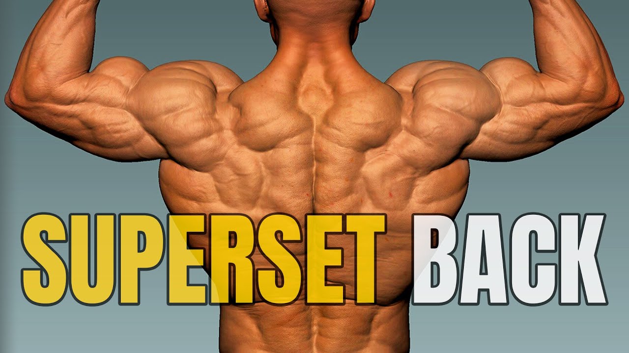 How To Train Superset Back?!💪| 8 Superset Back Exercises | Superset Back Workout