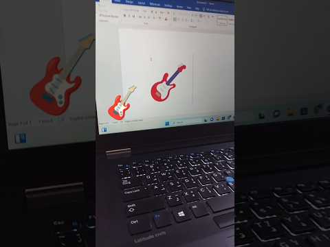 How to create a Guitar emoji🎸in MS Word using by keyboard shortcuts🎸🔥#foryou #mstechtricks #shortkey