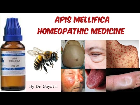 Apis Mellifica Homeopathic Medicine in hindi by Dr Gayatri #homeopathy #bhms #apis #bee #मधुमक्खी