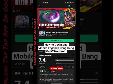 Download Mobile Legends ios/android #shorts #mobilelegends #mobilelegendsbangbang