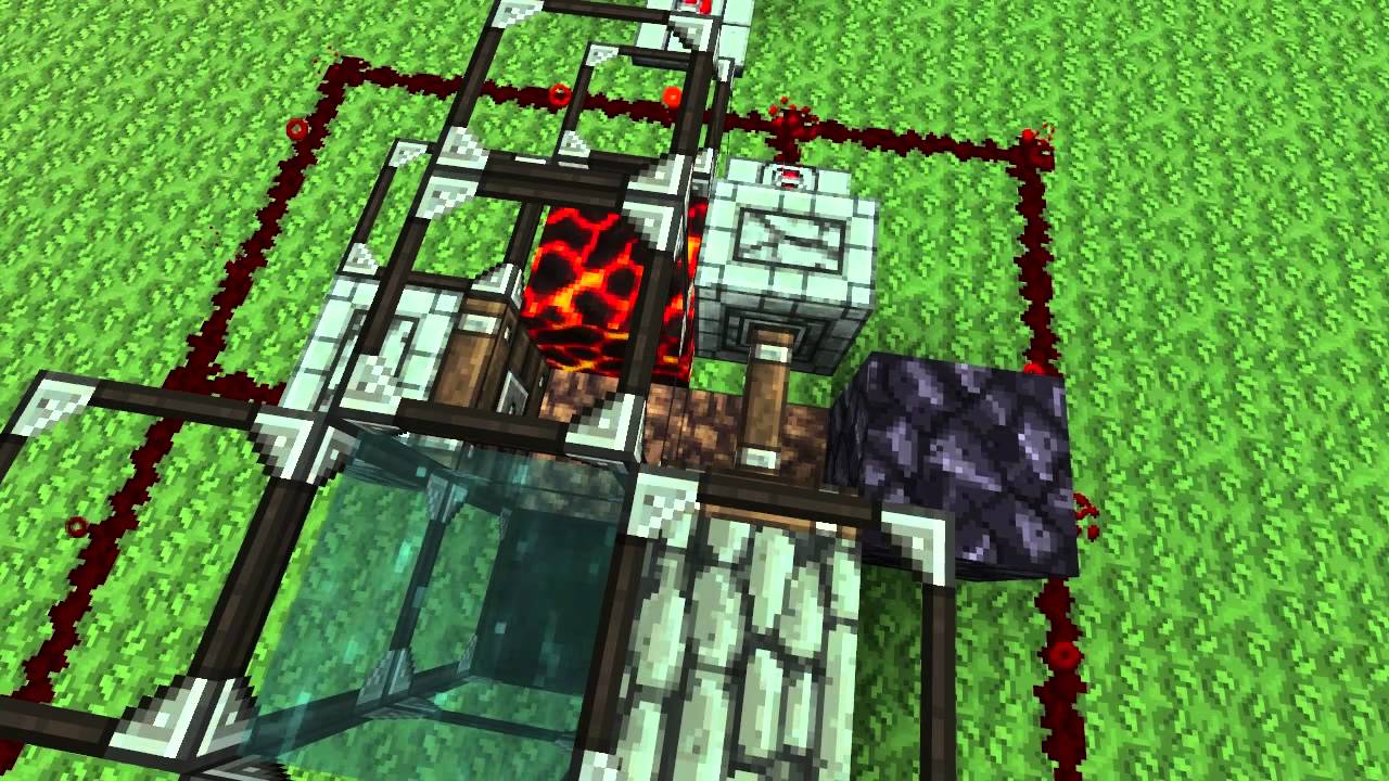 Auto-repairing piston long-bridge [Minecraft]