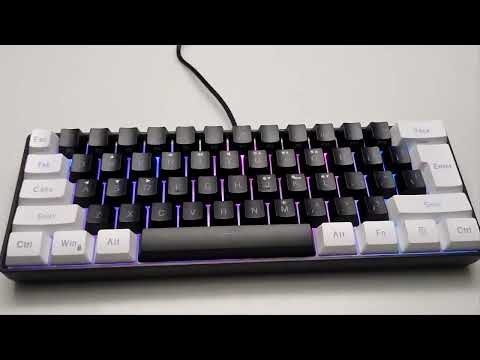 HXSJ V700 61 Keys Gaming RGB USB Keyboard - 2023 New Release Edition