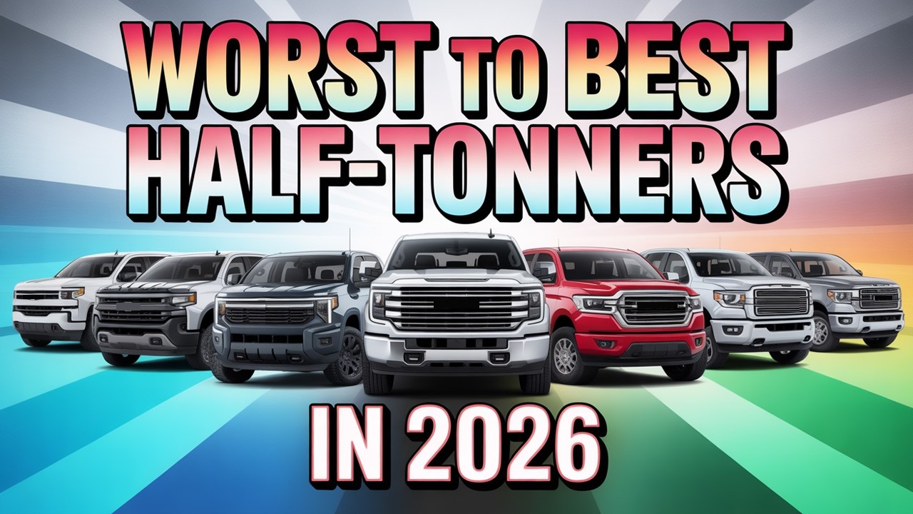 Den brutalt ærlige rangering af 2026 halvtons pickup trucks