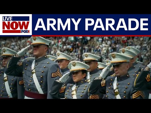 FULL PARADE: US Army 250 year celebration, with fireworks, concert, Trump speech