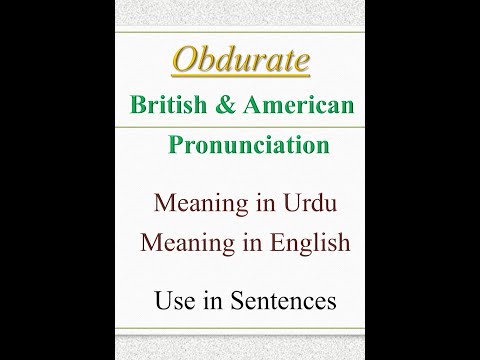 Obdurate meaning| English difficult words| #shorts