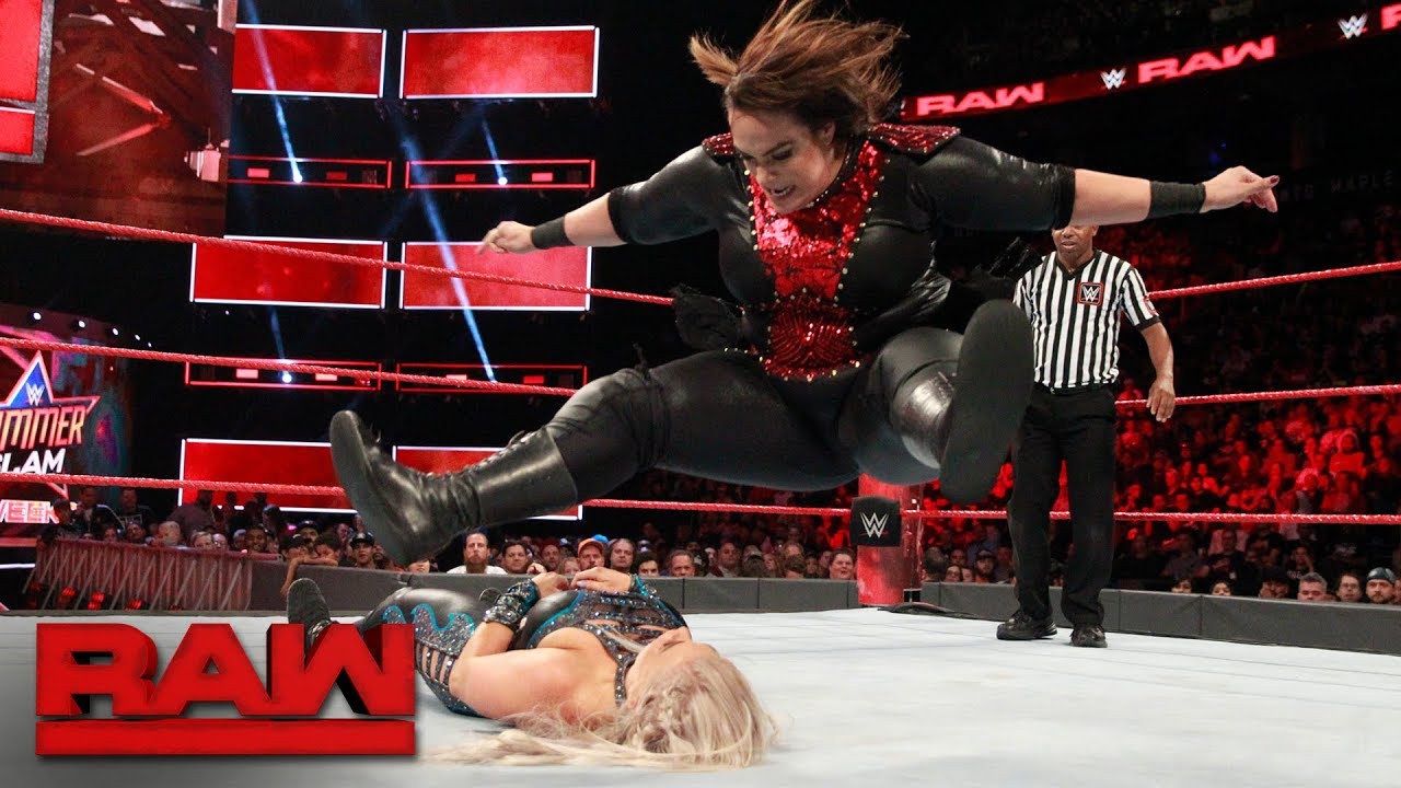 Mickie James vs. Dana Brooke vs. Nia Jax - Triple Threat Qualifying Match: Raw, Aug. 7, 2017