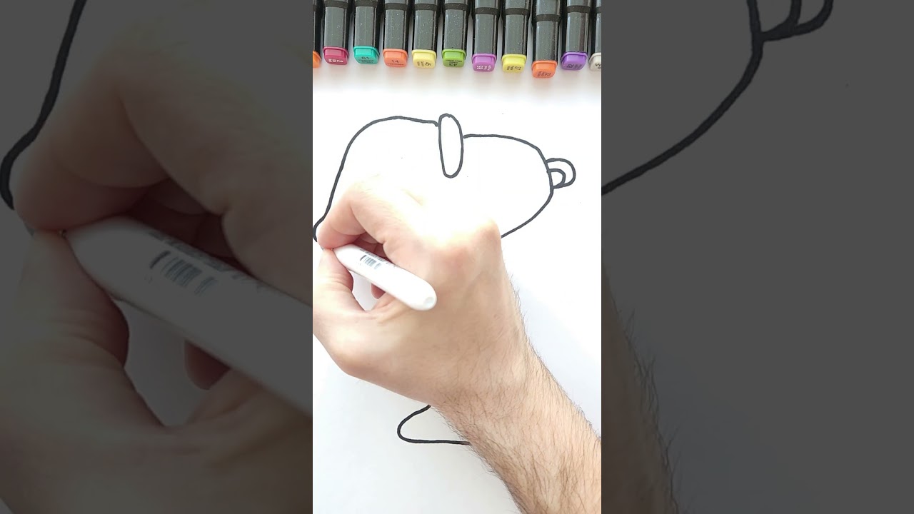 Snoopy #shorts #drawing #howtodraw #snoopy