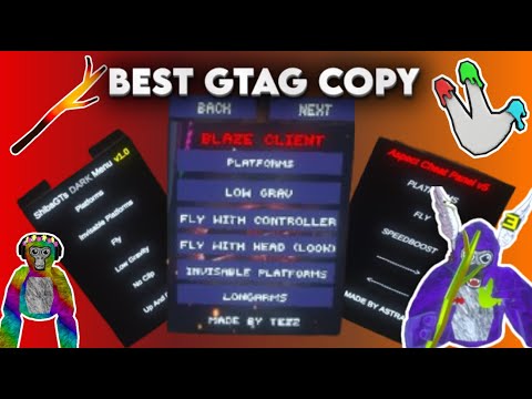 This is the BEST GORILLA TAG COPY FREE MOD MENUS)FREE STICK)CUSTOM MAPS)CUSTOM COSMETICS)ON APPLAB