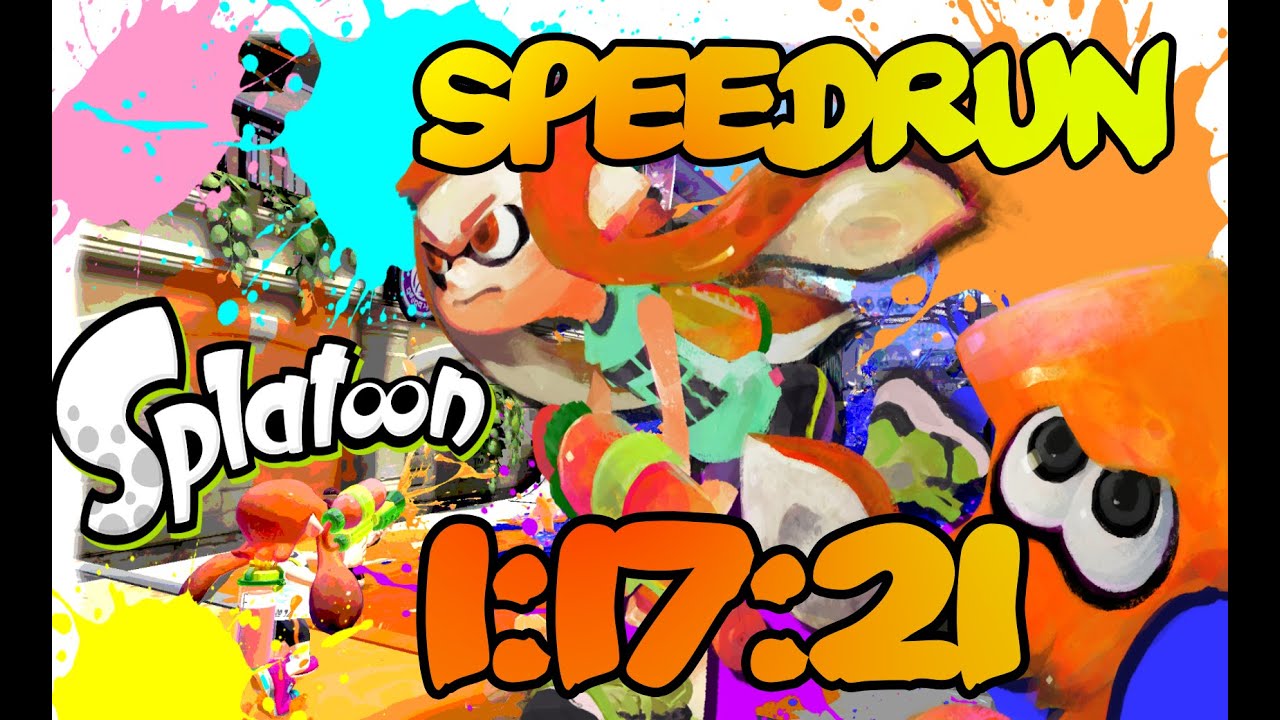 Splatoon Any% Speedrun in 1:17:21