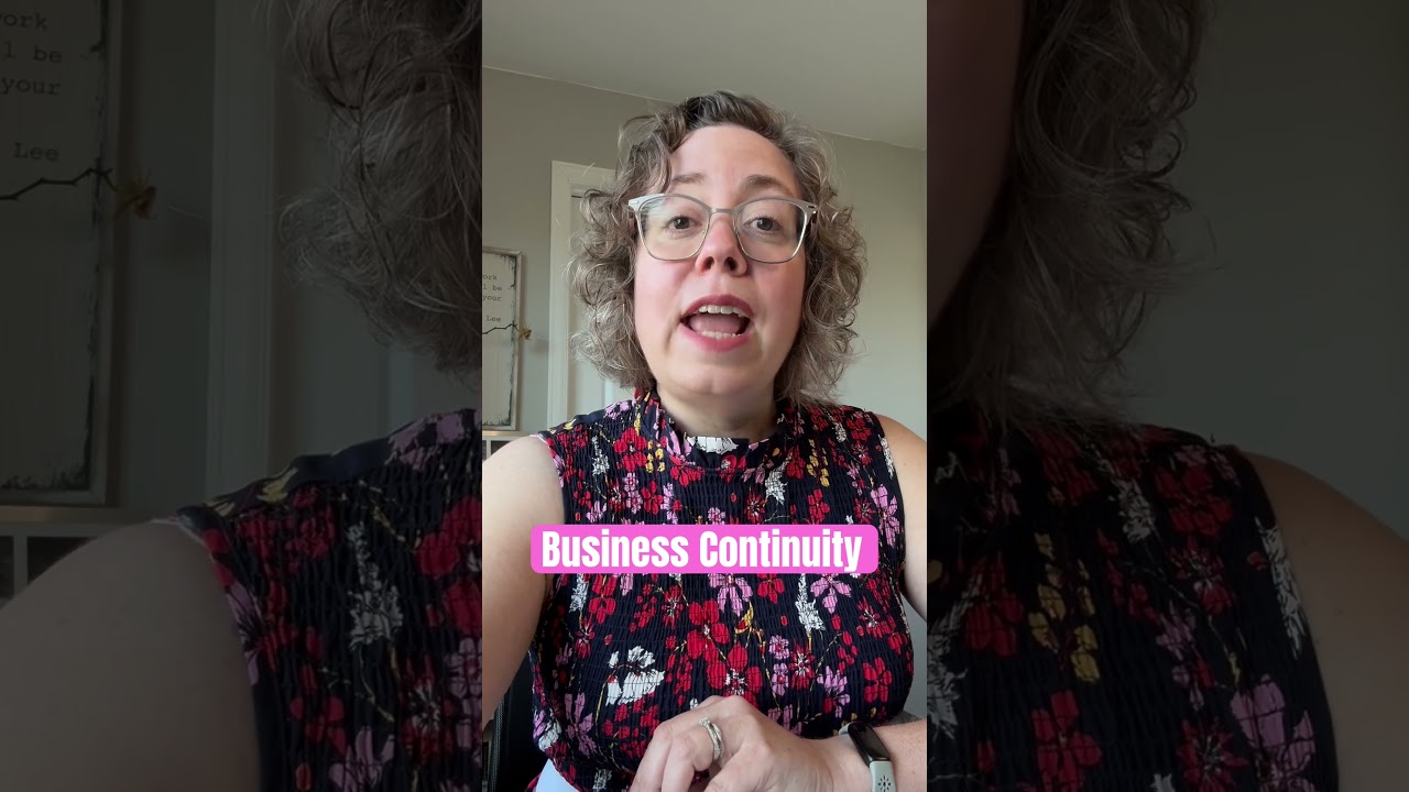 what’s the continuity plan for your business? #successionorganizing