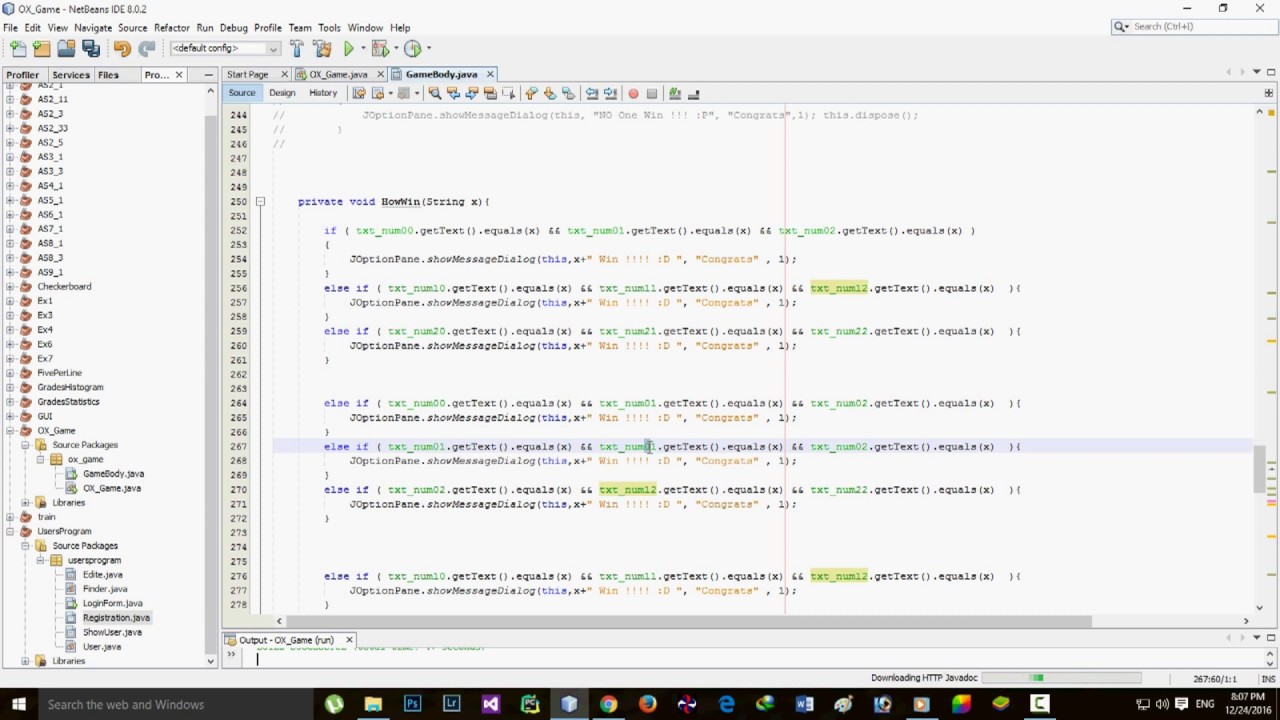 Tic-Tac-Toe GUI Using Java (Part 3/3)