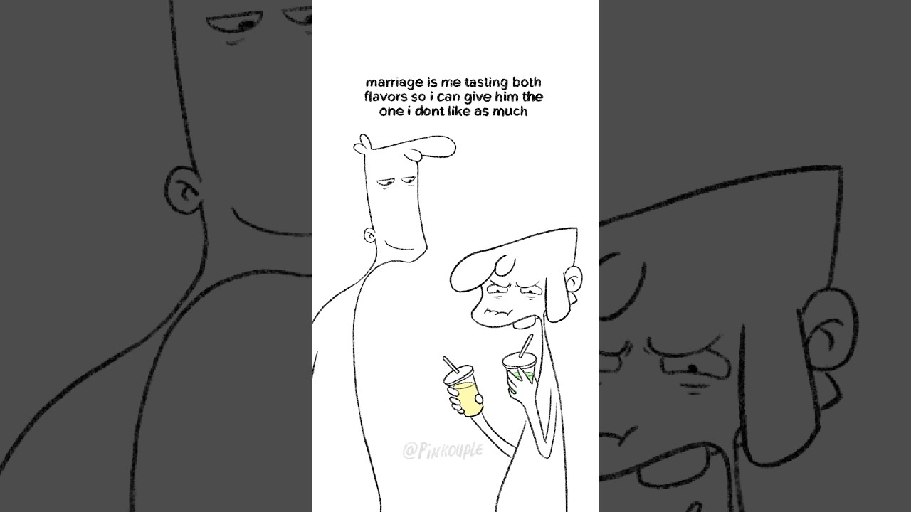 And I’m still gonna drink some of his… #couple #relationship #animation #couplecomedy