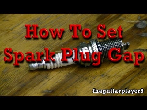 How to Set Spark Plug Gap (in any engine)