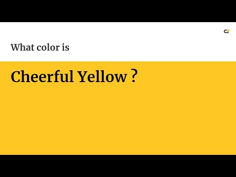 Cheerful Yellow color #ffc723 hex Cool Orange color ffc723