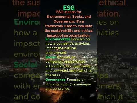 What Is ESG in sustainability, ESG stand for, EsG, Meaning of ESG, Defenition Of ESG?#sustainability