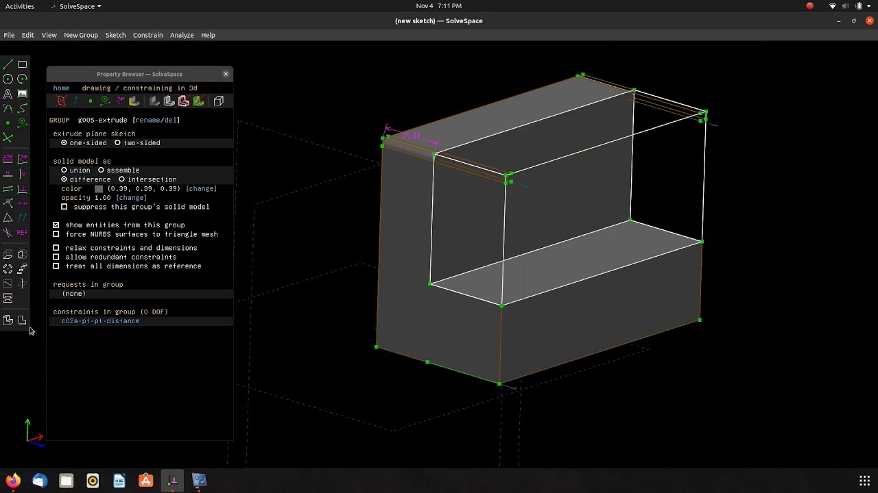 SolveSpace Tutorial 2