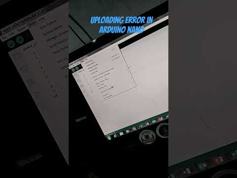 uploading error in arduino nano #arduino #arduinoproject