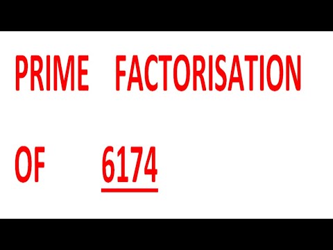 PRIME FACTORISATION OF 6174