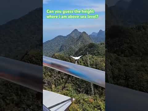 📍Langkawi Eagle's Nest Skywalk Cable car Malaysia 🇲🇾