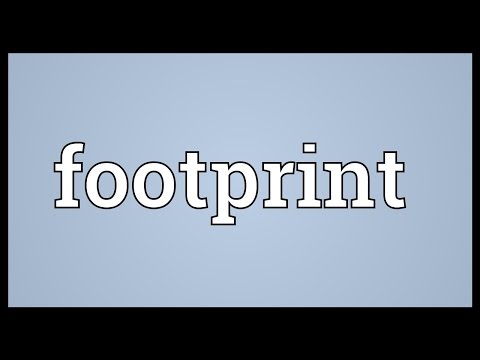 Footprint Meaning