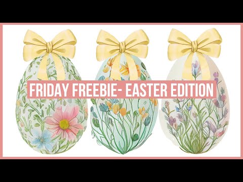 Easter Extravaganza free printable crafts | Friday freebie free printables