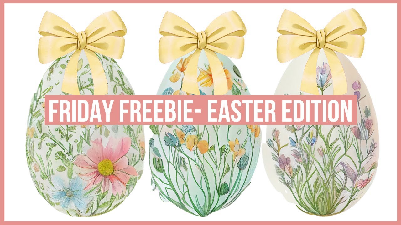 Easter Extravaganza free printable crafts  | Friday freebie free printables