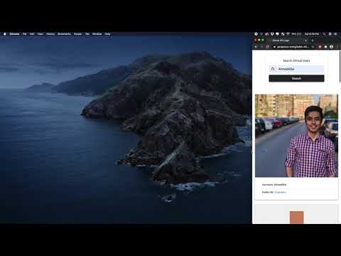 GitHub Login and search users - API Example - Sherif Ashraf
