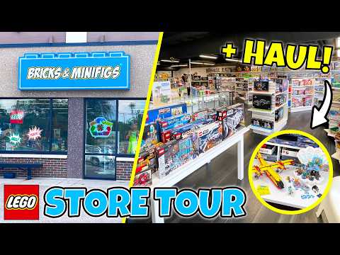 RARE & USED LEGO + LEGO HAUL | Tour of the Bricks & Minifigs LEGO Store in Kalamazoo