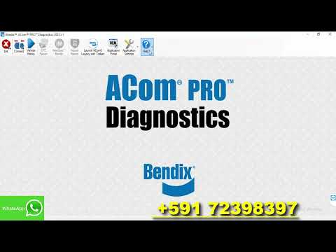 BENDIX ACOM PRO DIAGNOSTIC SOFTWARE 2023 V1.0 // BENDIX DIAGNOSTIC SOFTWARE