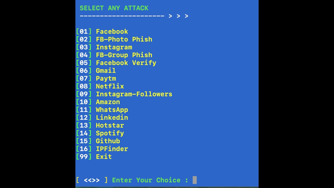 How to install Tphish in Github and Kali Linux | How to Hack any Social Media Account