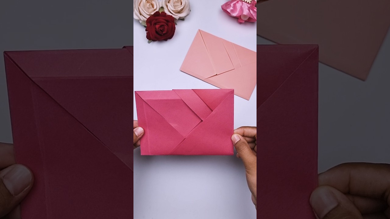 Sobres de papel hechos a mano: ideas fáciles y divertidas