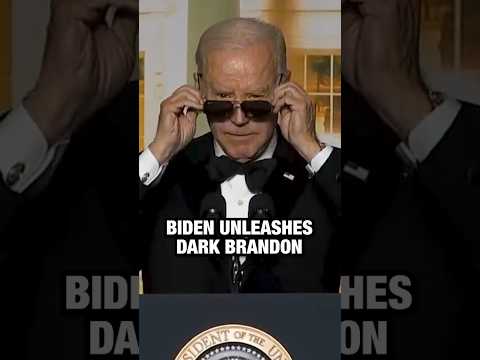 Biden goes full DARK BRANDON in live speech