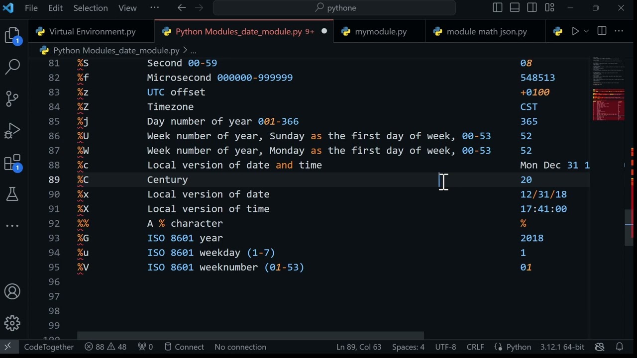 Python Modules || Python Datetime || PYTHON || PART 2