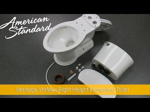 How to Install a Heritage VorMax Toilet