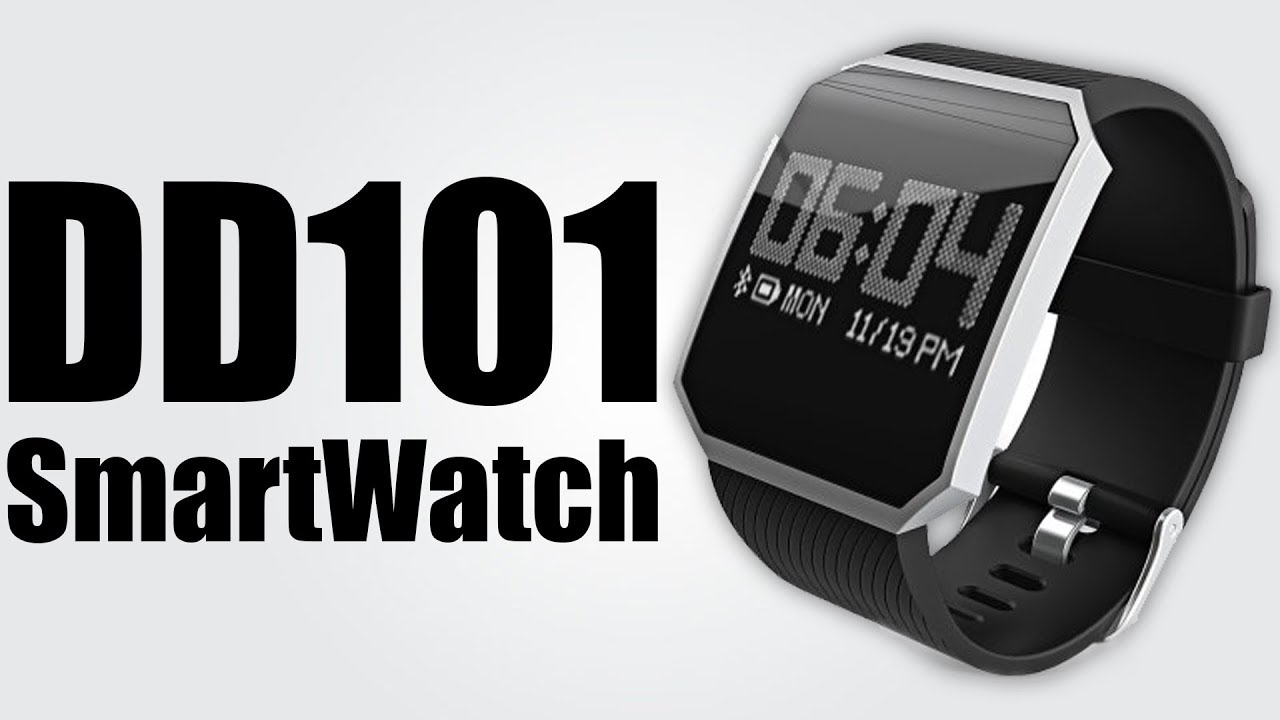 DD101 Heart Rate Smartwatch - Pedometer / Heart rate / Blood oxygen / Blood pressure monitor