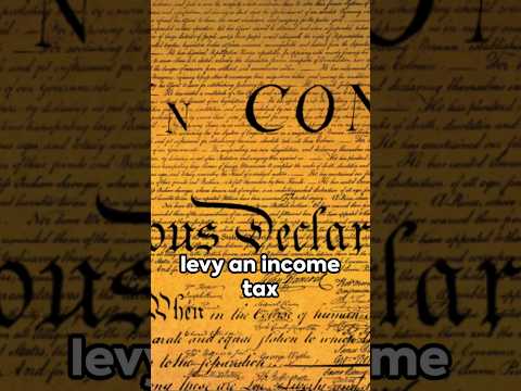 16th Amendment to the Constitution