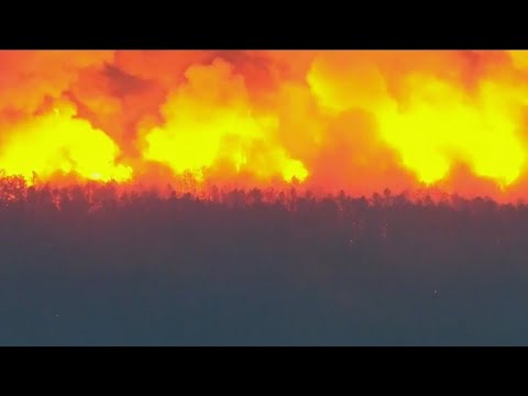NJ wildfire now 50 percent contained