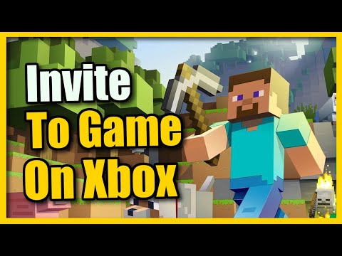 How to Invite Crossplay Friends in Minecraft on Xbox to game (Turn On Multiplayer)