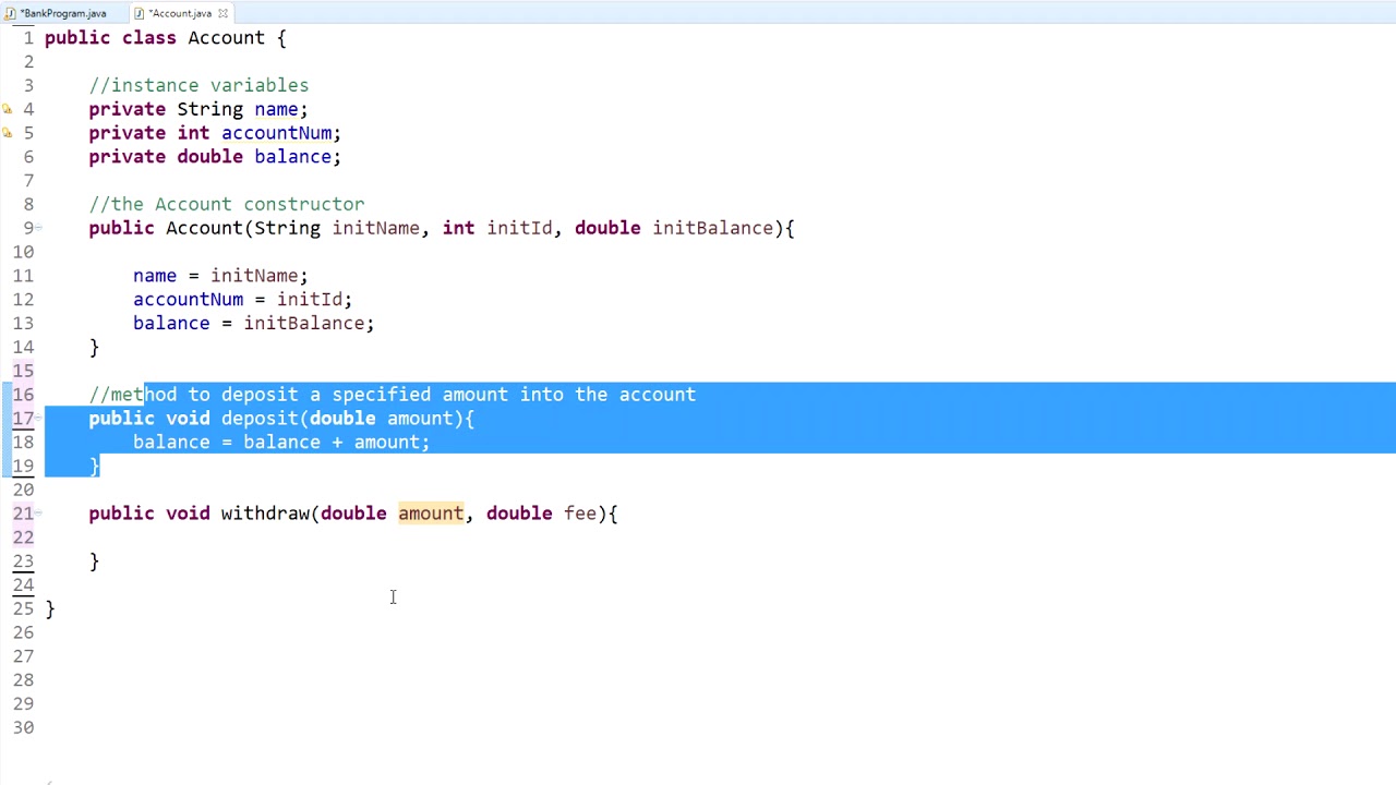 Java Programming Tutorial - 16 - Using Methods of a Separate Class