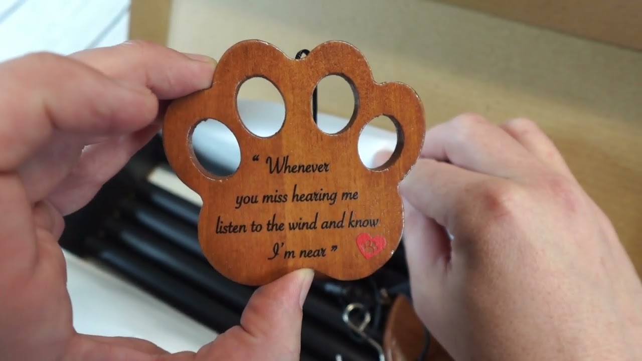 This Pet Memorial Windchime is Beautiful!