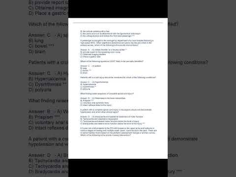 TNCC final exam test 2024 open book actual questions and answers graded A+