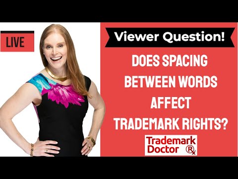 Does Spacing Between Words Affect Trademark Rights? | Trademark Attorney Angela Langlotz Explains